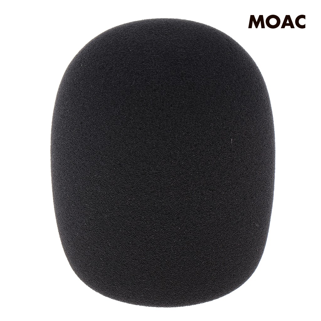 [ Large Size Mic Sponge Foam Cover Mic for Condenser Mic 5cm Dia ...