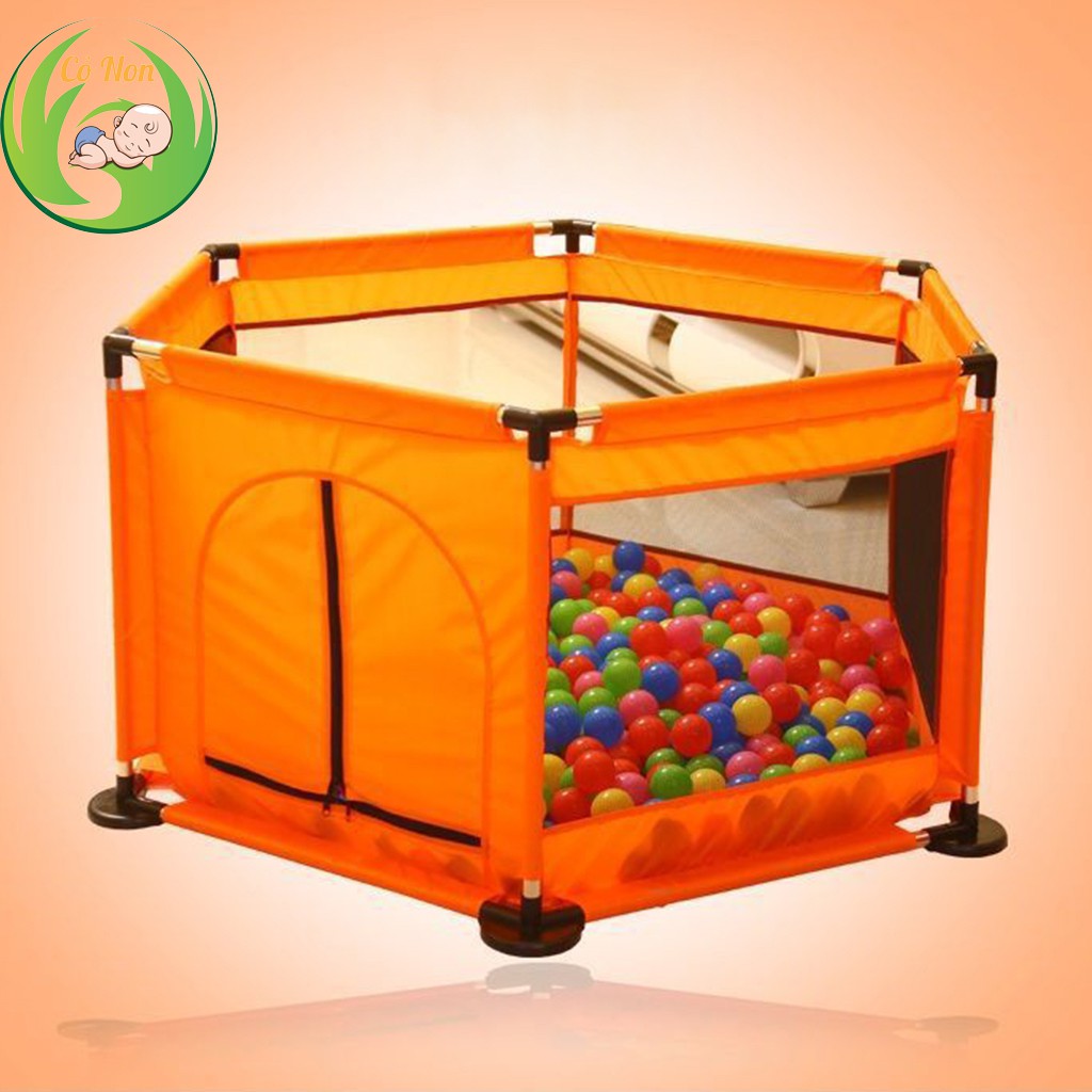 Ball cage, hexagonal ball house for children [Comes with 10 colorful ...