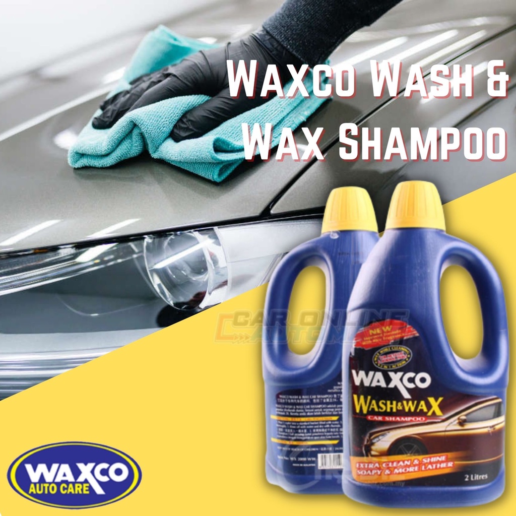 Waxco Wash & WaxCar Shampoo (2 Litre) | Shopee Singapore