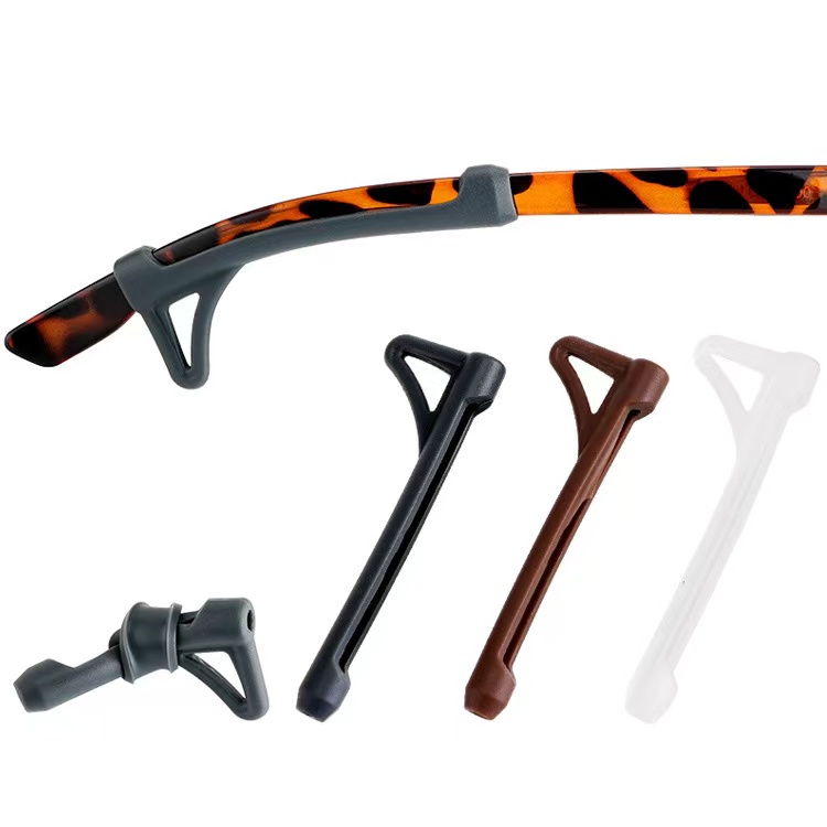 The Little Sun 1 Pair Glasses Leg Silicone Non-slip Cover Ear Hook Ear ...