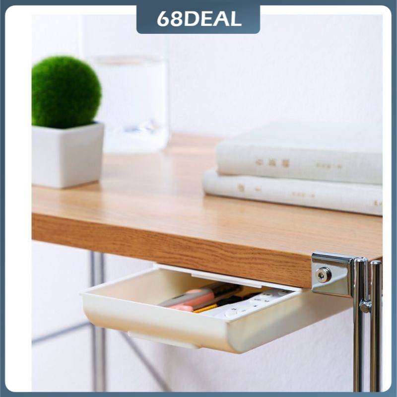 Hidden Drawer Storage Rack Expandable Drawer Tray Under The Table ...