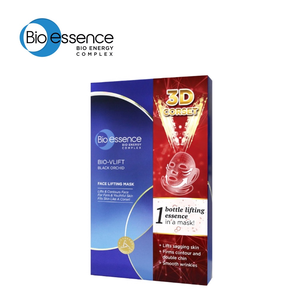 BIO ESSENCE Bio-VLift Face Lifting Mask 35ml x 4 Sheets - 3D Fit Mask ...