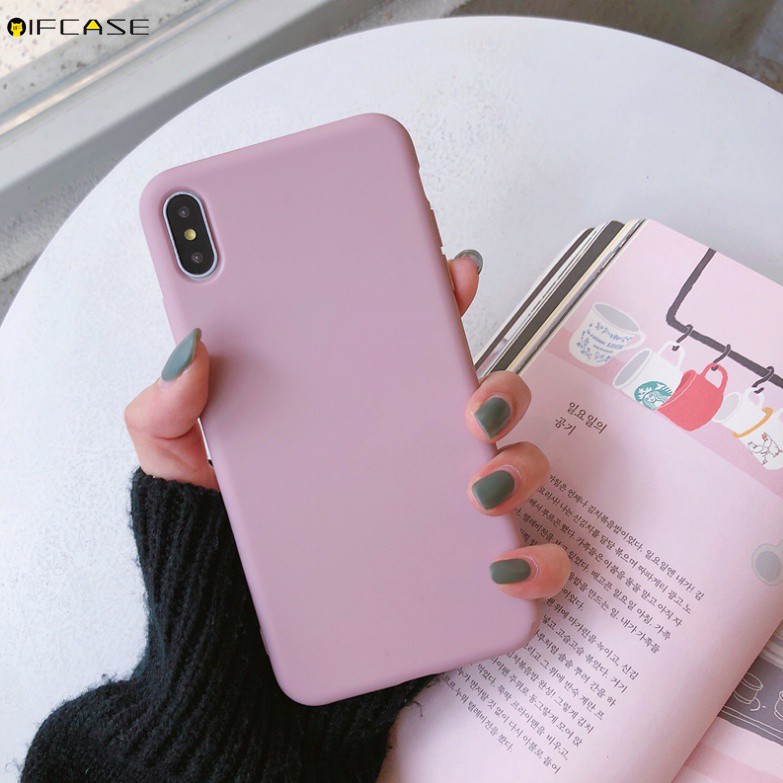 For OPPO A9 A5 2020 AX5 Phone Case Candy Color Colorful Plain Matte ...