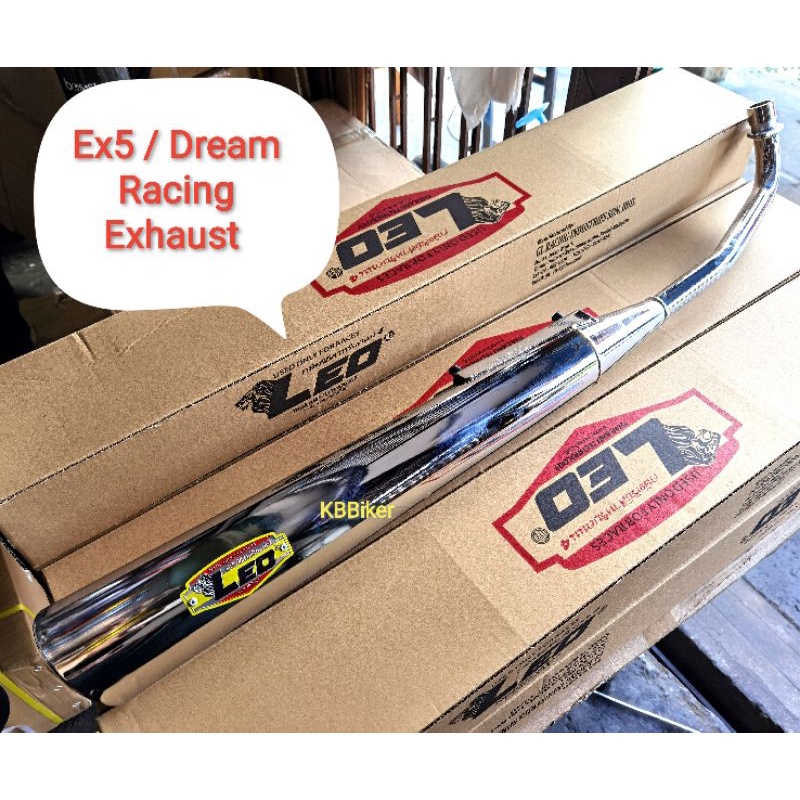 Leo Racing Exhaust Ex5 & Ex5 Dream Super Open Pipe Racing Leo | Shopee ...