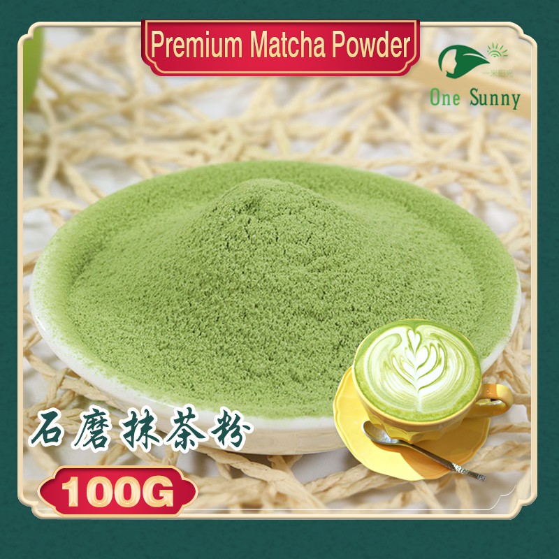 One Sunny Premium Matcha Powder 石磨抹茶粉 140g | Shopee Singapore