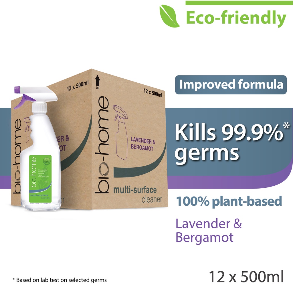 [Carton of 12] bio-home Multi-Surface Cleaner 500ml - Lavender ...