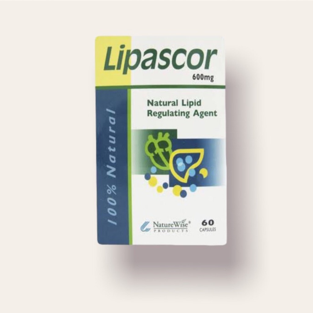 Lipascor 600mg Natural Lipid Regulating Agent Supplement, 60 capsules ...