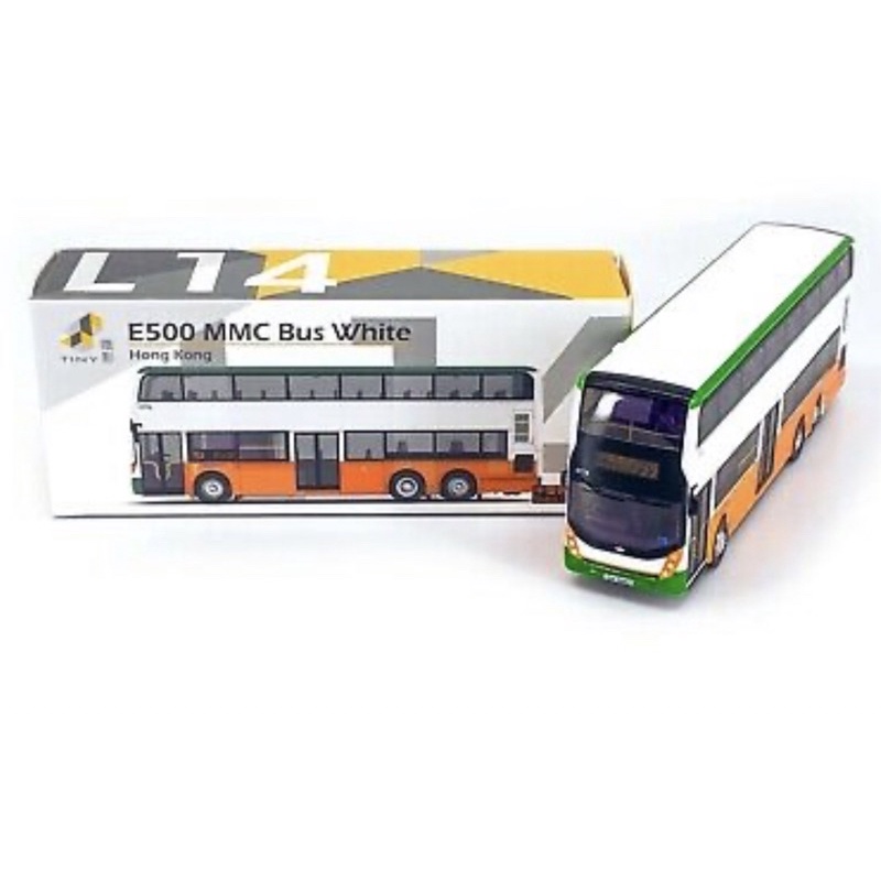 SG Seller: TINY Hong Kong Bus L14 E500 MMC Bus White 1:110 Scale Hot Wheels Size | Shopee Singapore