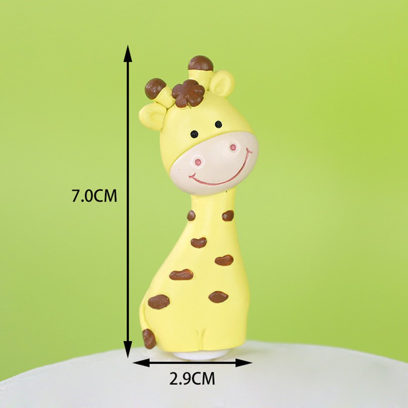 Jungle Safari Animal Theme Cake Topper Cake Decoration DIY Dessert Kids ...
