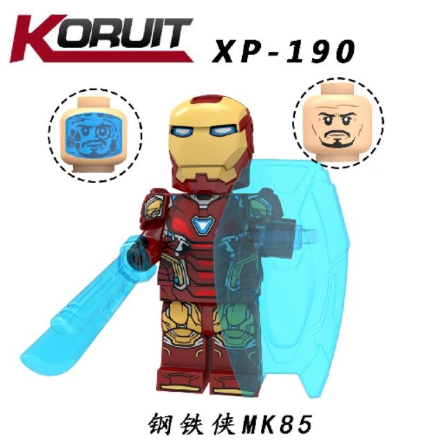 Iron Man Minifigure MK85 (Lego Compatible) | Shopee Singapore