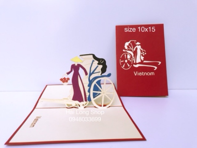 Girl on the car 1 - Girl - 3D card (VN) | Shopee Singapore