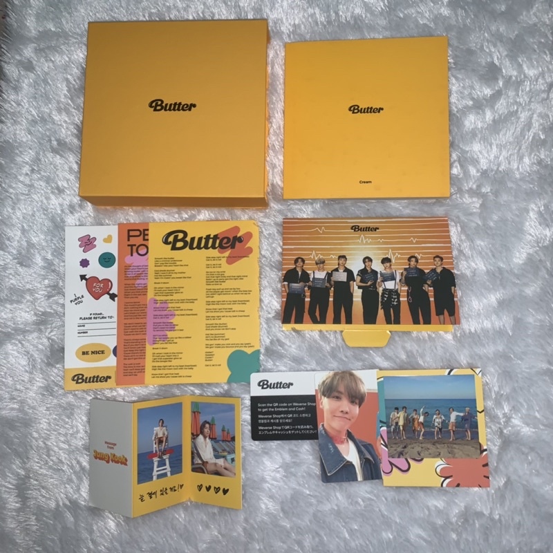 [READY Official] Album BTS Butter Cream Version Fullset Unsealed PC ...