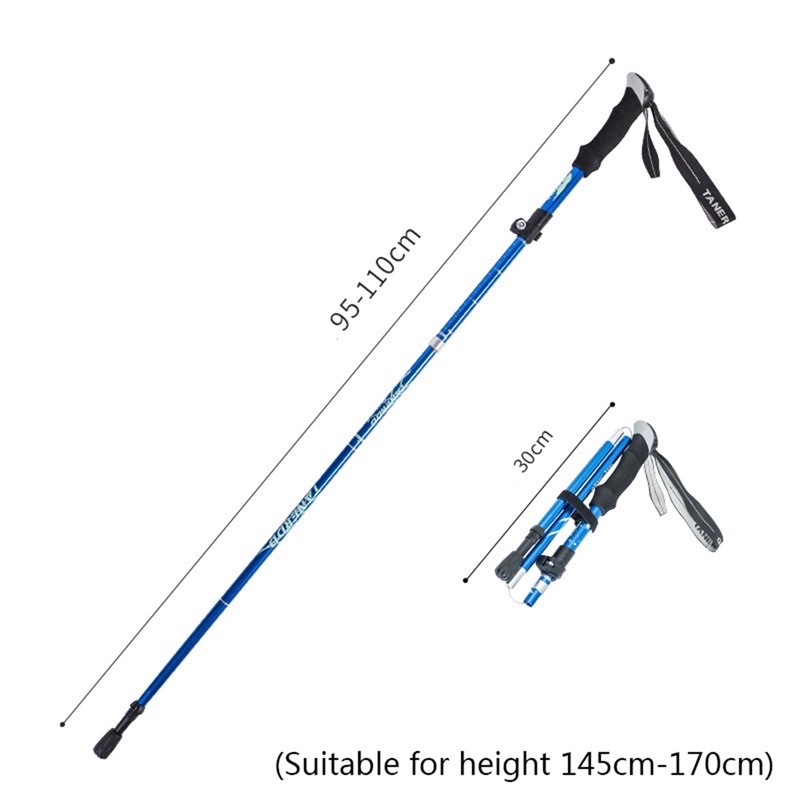 Trekking pole ultralight climbing mountain walking stick rowing stick ...