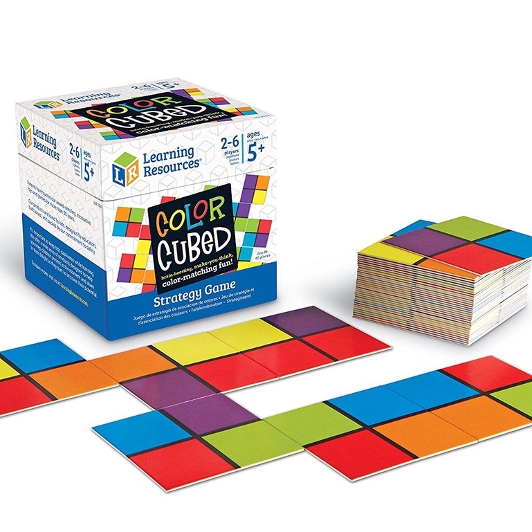 Learning Resources LER9283 Color Cubed Strategy Game - Brain Teaser ...