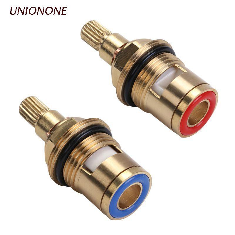 ONE Brass Ceramic Tap Valve Faucet Cartridge Bathroom Hot Cold Water ...