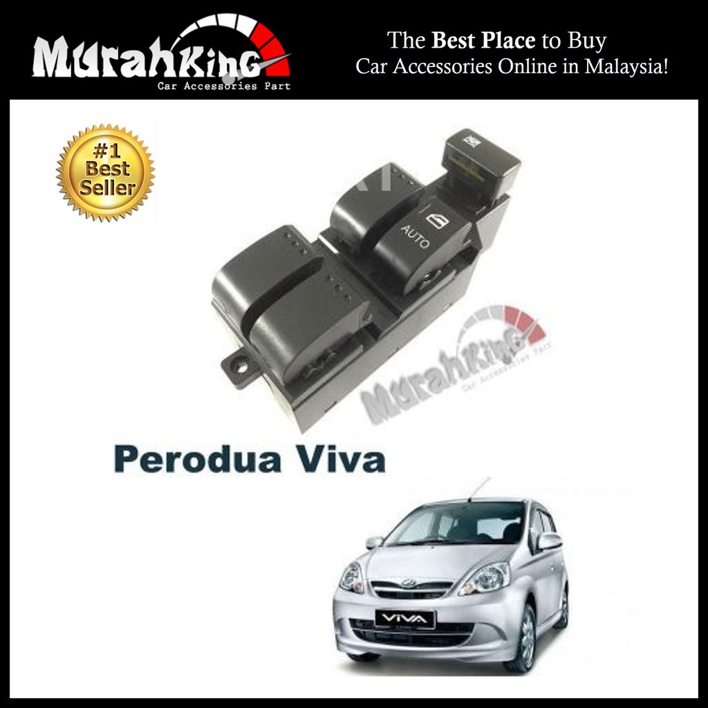 Power Window Switch for Perodua Viva (Main Switch) - 4 Button | Shopee ...