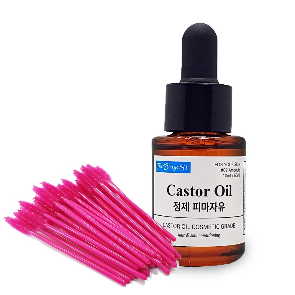 Castor Oil 15ml Dropper for Eyelashes 30 days pack with 30 mascara ...