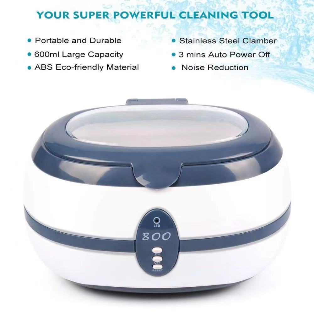 VGT Sonic Ultrasonic Cleaner Cleaning Machine 600ML Necklace Earring ...