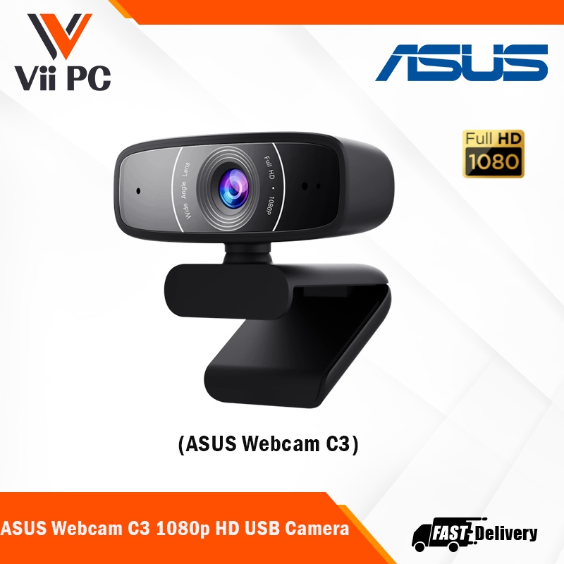 ASUS Webcam C3 1080p HD USB Camera -Beamforming Microphone,Tilt ...