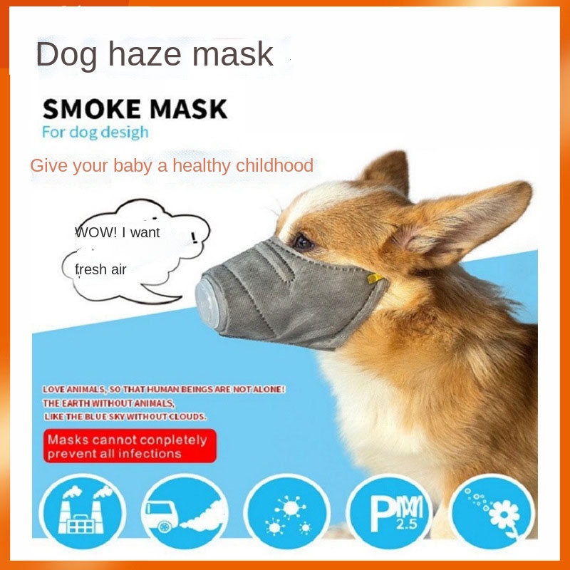 Pawsfun Protective Anti Fog, Anti Dust, Anti Smoke Dog Muzzle ...