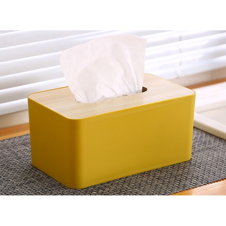 [SG] Japan Style Bamboo Wood Cover Tissue Box Dispenser / Rectangle ...