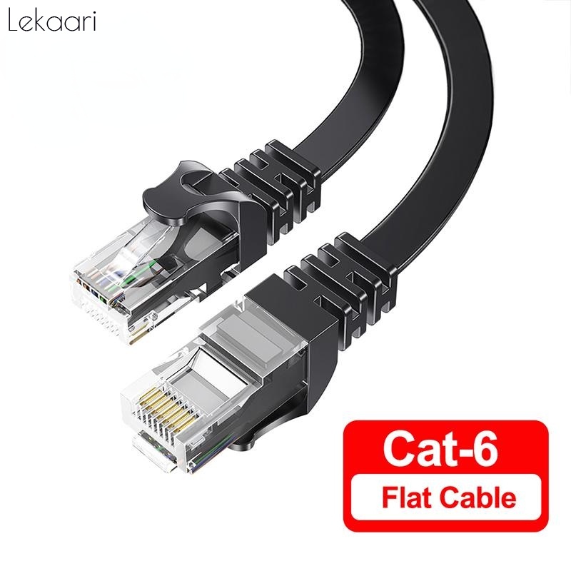 Cat6 Ethernet Network LAN Cable RJ45 Flat Twisted Pair UTP Patch Cord ...