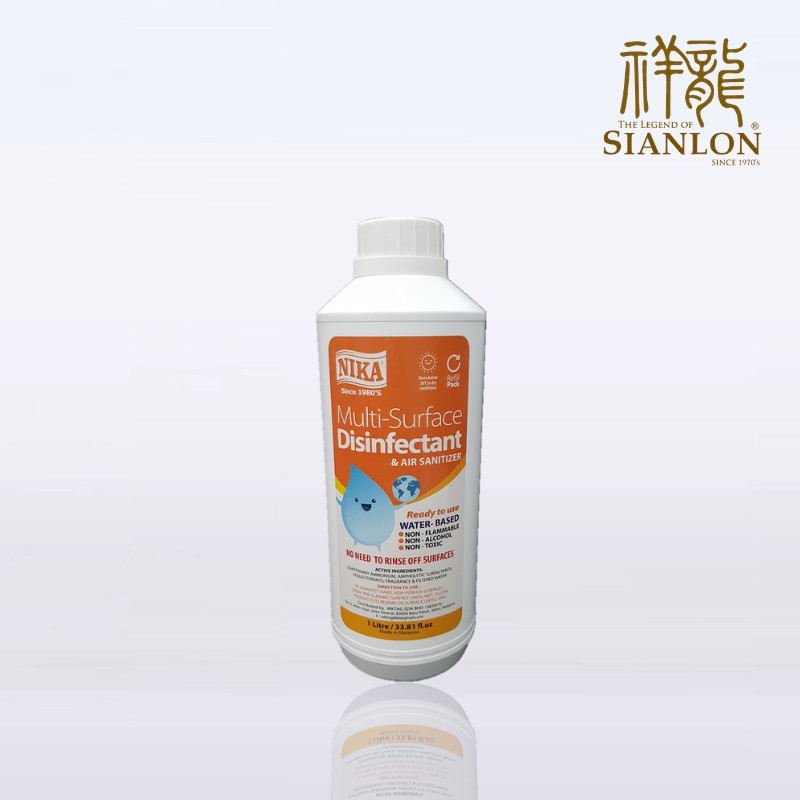Nika Multi-Surface Disinfectant & Air Sanitizer/Water-based/Disinfektan ...