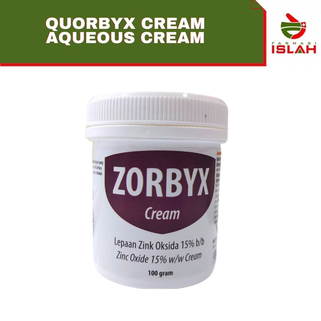 ZORBYX CREAM (ZINC OXIDE CREAM) | Shopee Singapore