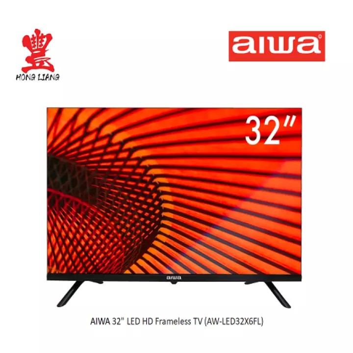 AIWA 32" inch Frameless LED HD TV AW-LED32X6FL | Shopee Singapore