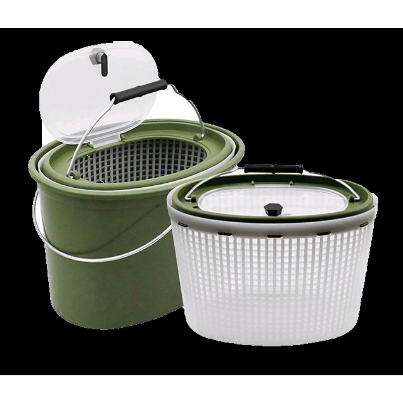 Fishing Prawn Fish Live Bait Bucket Container | Shopee Singapore