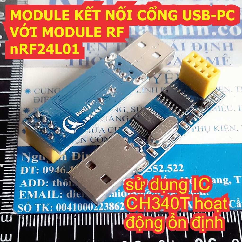 Module Connects USB-PC Port To RF nRF24L01 kde0018 MODULE | Shopee Singapore