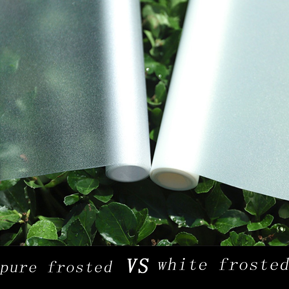 Frosted Window Film,Privacy White Frost Glass Waterproof Frosted Film ...