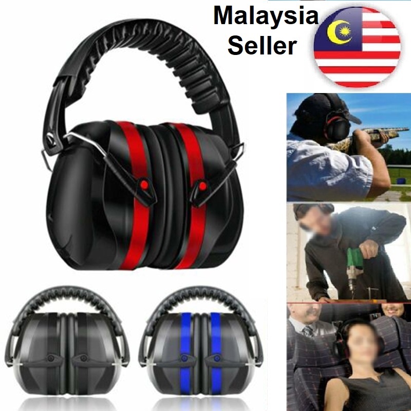 Folding Ear Defenders SNR 35d Protectors Head-mounted Noise-proof ...