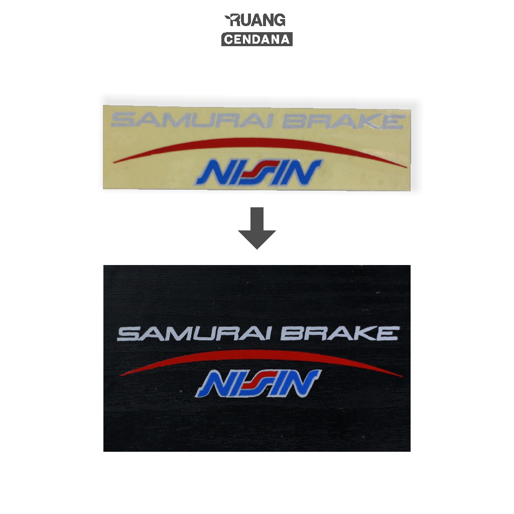 Nissin SAMURAI BRAKE CUTTING Sticker | Shopee Singapore