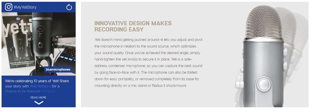 Logitech for Creators Blue Yeti Multi-pattern USB Microphone for ...