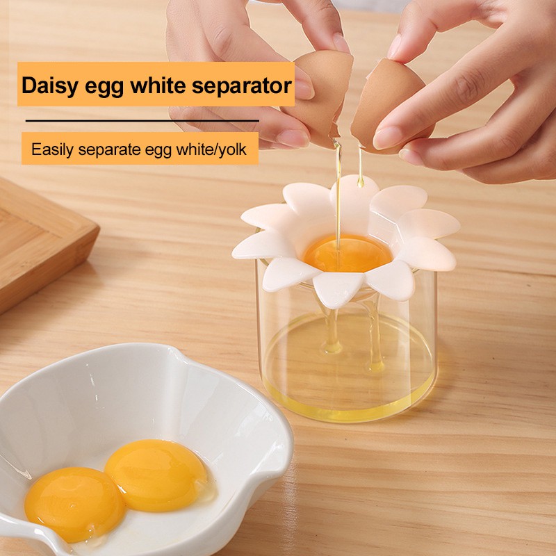 Daisy Plastic Egg Separator / Egg White Yolk Divider Kitchen Gadgets ...