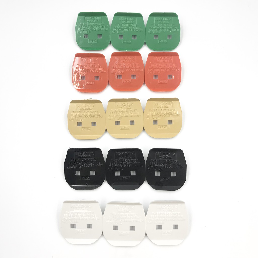 6pcs Plastic Two Pin Power Adapter | Shopee Singapore