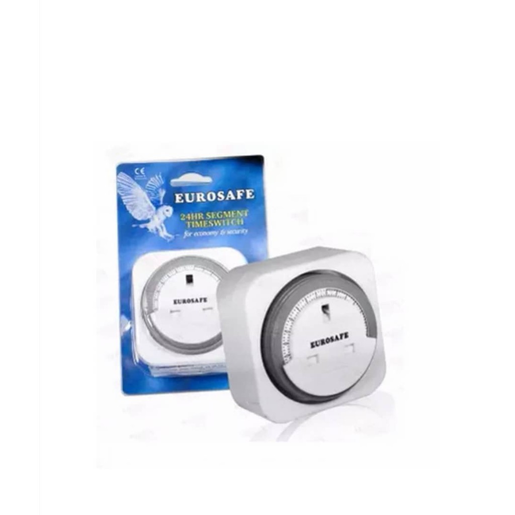 EUROSAFE 13A 24 Hour Segment Plug In Time Switch Socket | Shopee Singapore