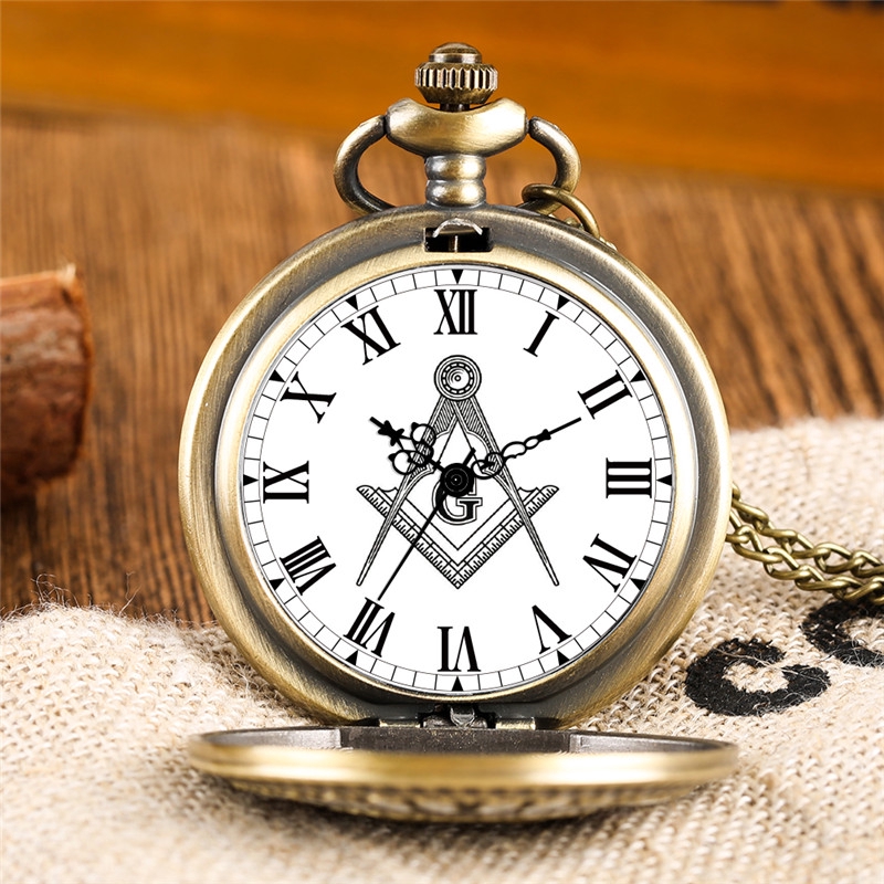 Bronze Masonic Freemasonry Freemason Roman Number Pattern Dial Unisex ...