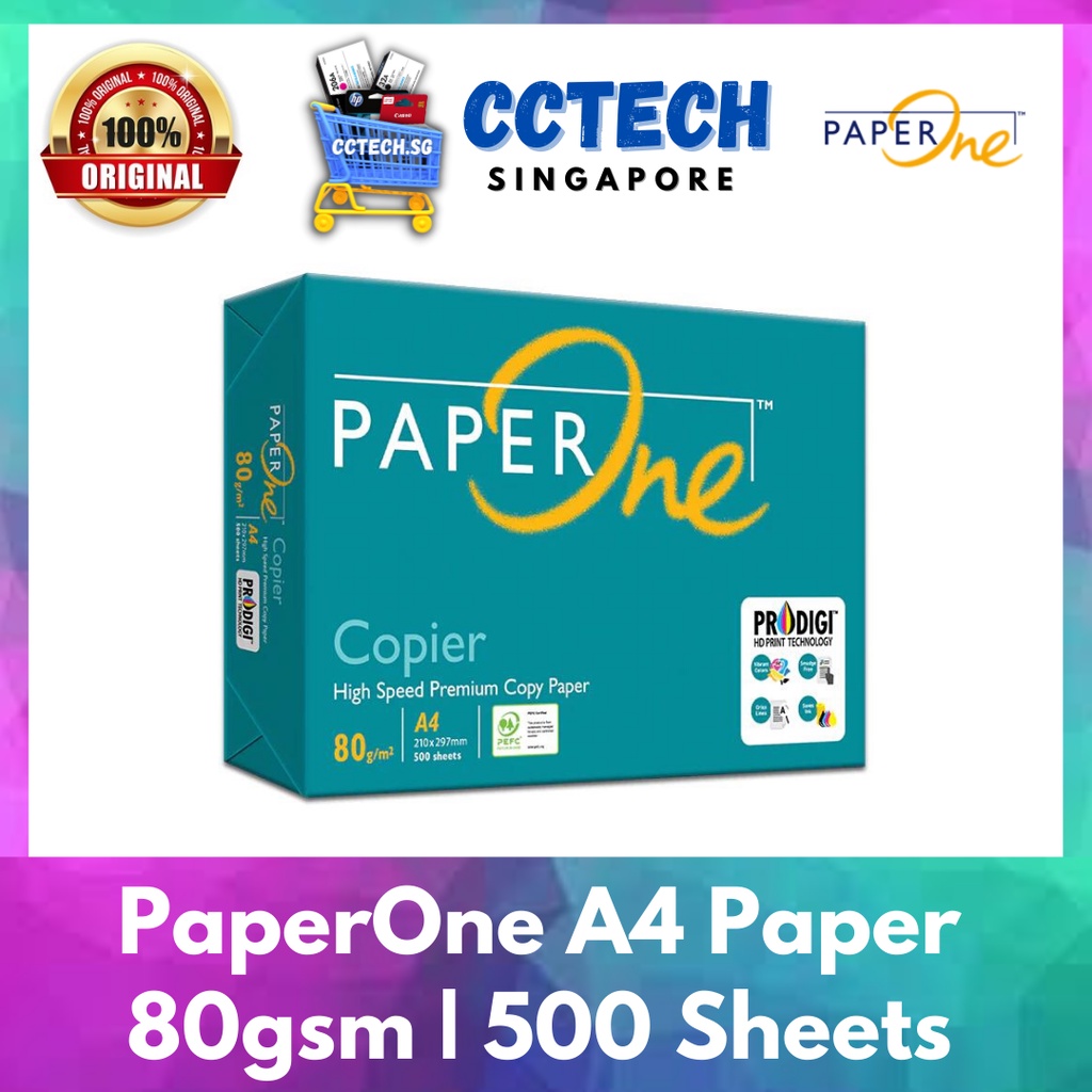 PaperOne A4 Paper 80gsm High Speed Premium Copier Paper | Shopee Singapore