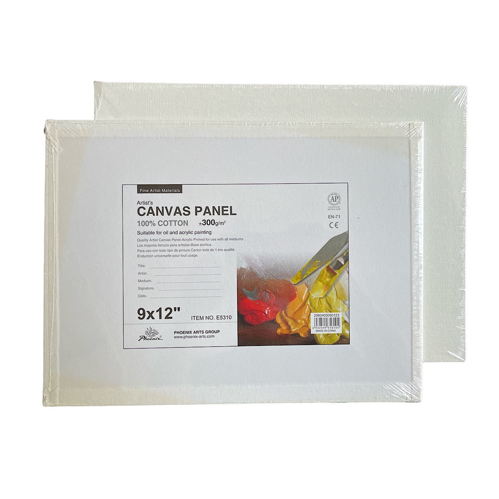 Phoenix 9x12" Artist Canvas Panel E5310 09x12, 6932599356104 ...
