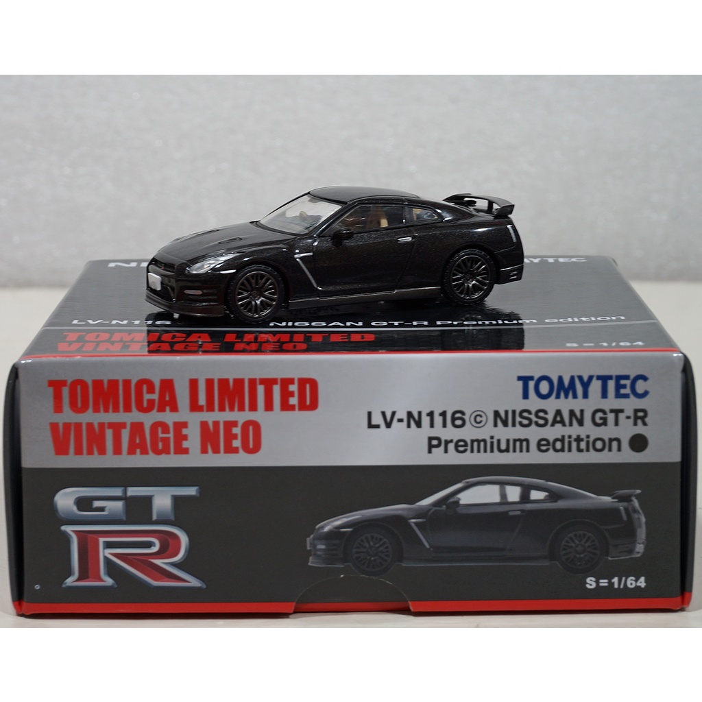 Tomica Limited Vintage Neo 1/64 Nissan GT-R R35 Premium Edition Black ...