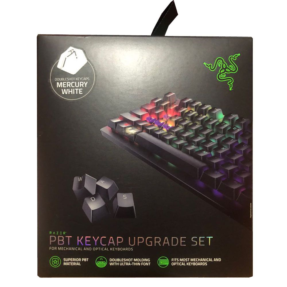 Razer Doubleshot PBT Keycap Upgrade Set, 104/105-Keyset (US/UK Layouts ...
