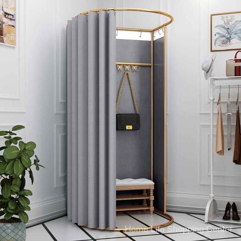 Shopping Mall Mobile Fitting Room Door Curtain Dressing Room Clothing ...