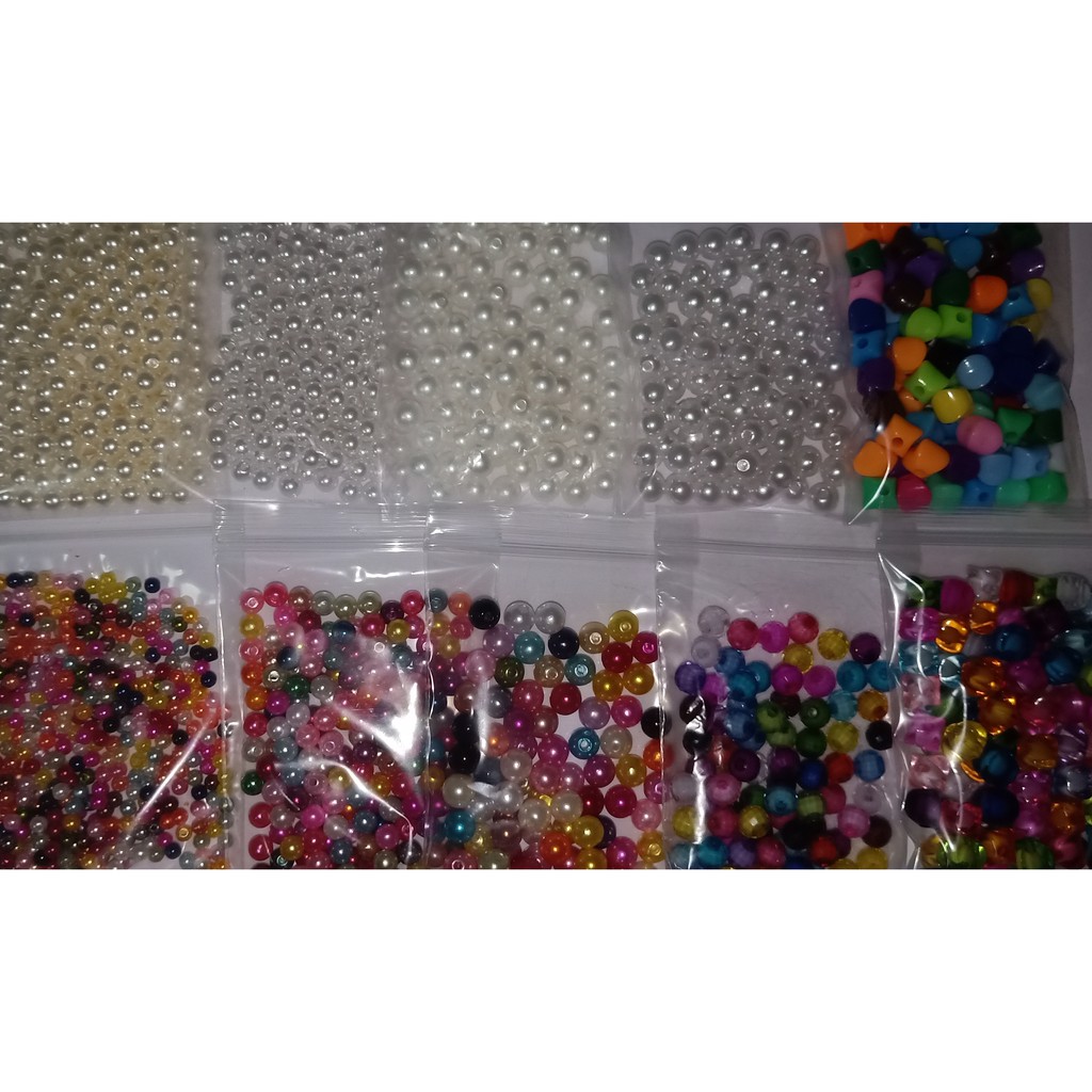 Acrylic bead artificial pearl bead color pearl beads jewellery jewelry ...