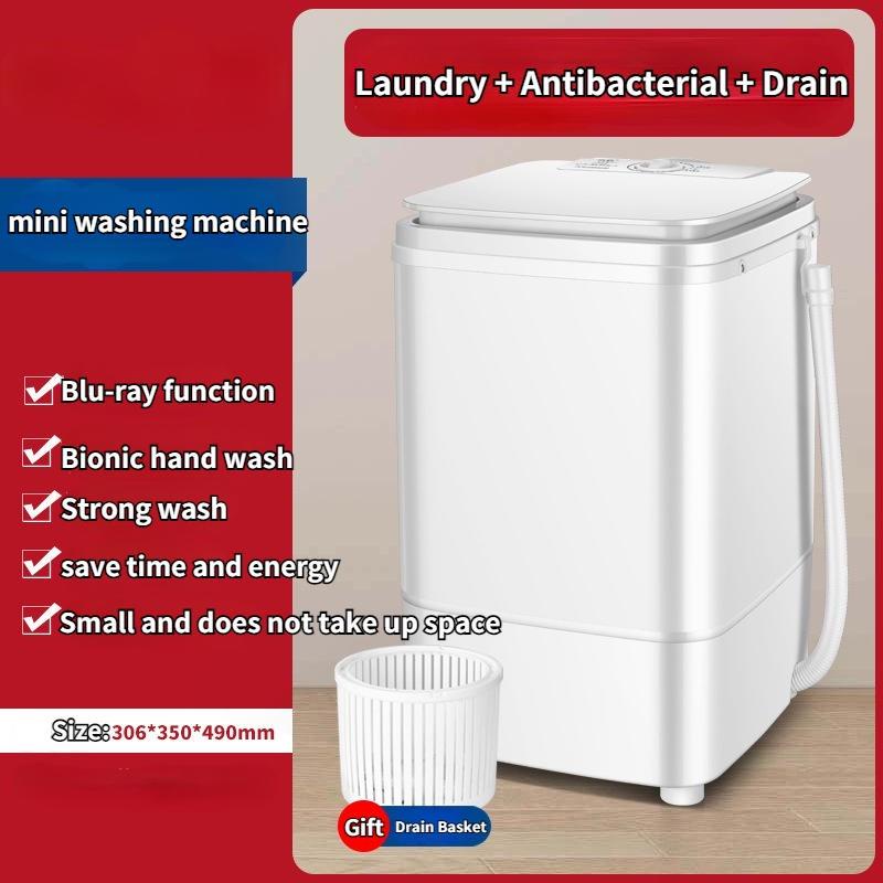 Small washing machine semi-automatic elution integrated mini washing ...