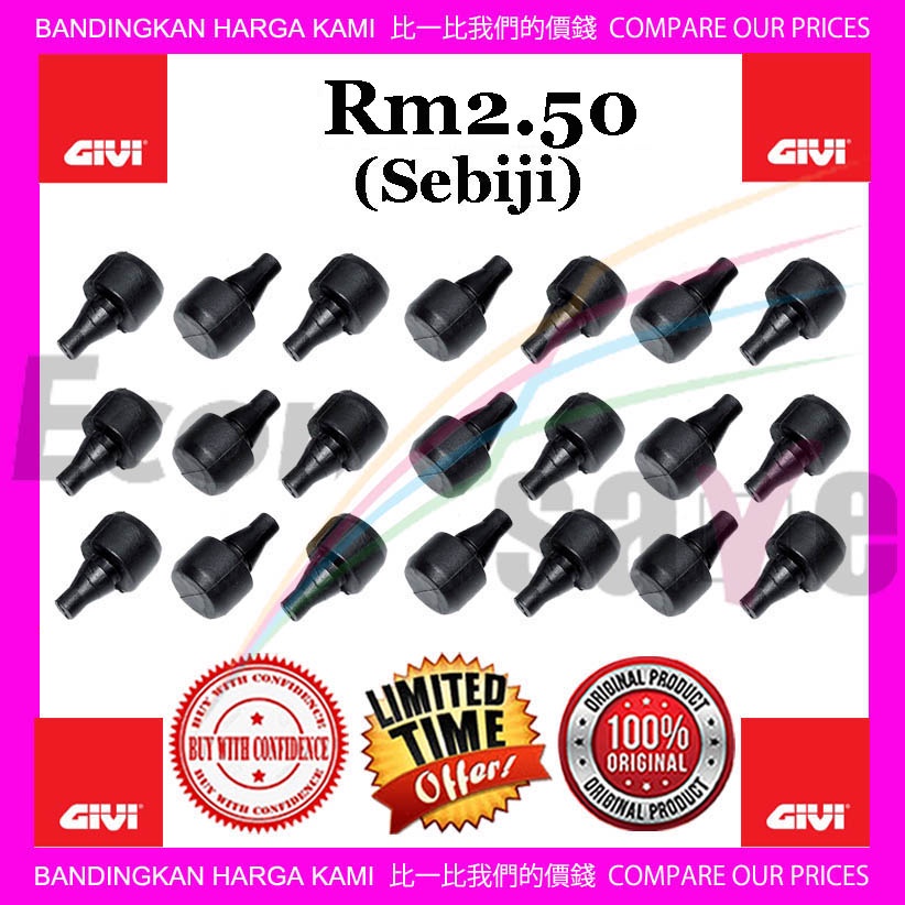 GIVI RUBBER MP60 MP70 M3 M5M BASE PLATE GETAH TAPAK PLATE GIVI >>RM2.50
