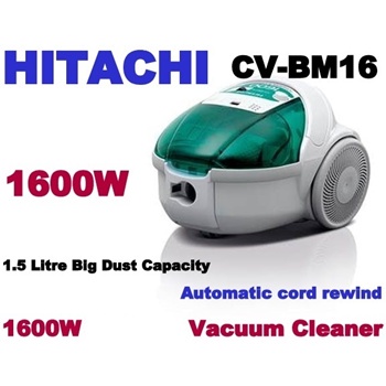 Hitachi 1600W Vacuum Cleaner CV-BM16 ( GREEN COLOR ONLY ) | Shopee ...