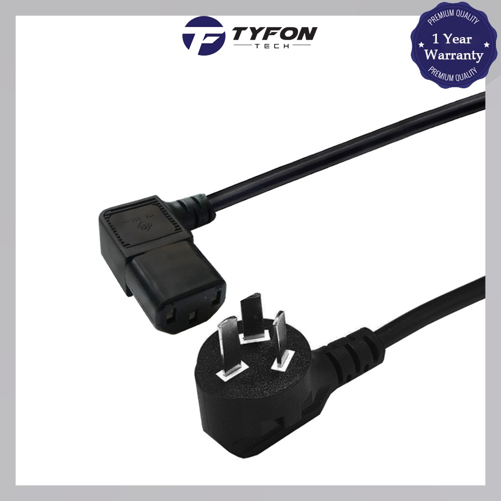 IEC C13 Kettle to AU Plug 3 Pin L-Shape Desktop Power Cable Cord Cable ...