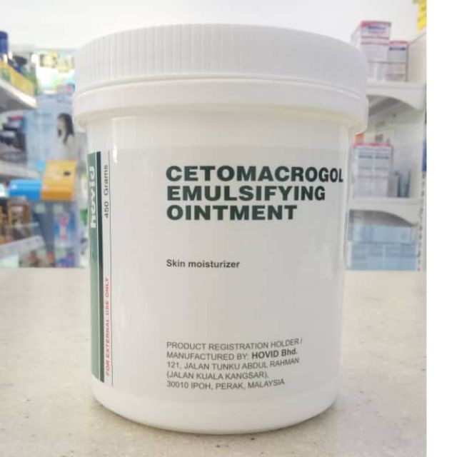 Hovid Cetomacrogol Emulsifying Ointment 450g | Shopee Singapore